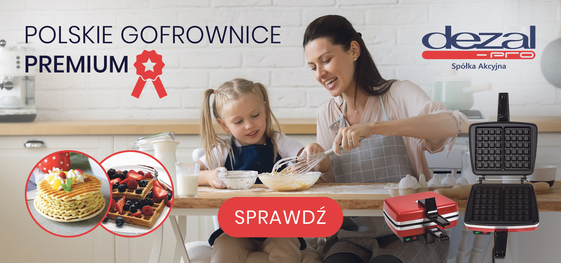 Gofrownica DEZAL 301.7 inox + gratis - Sklep DEZAL – Gofrownice ...